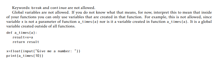 This Code is in Python Here is the docstrings in | Chegg.com