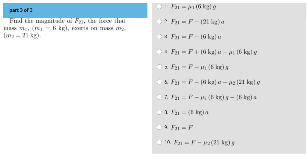 Solved The blocks are moving. Given: g=9.8 m/s2,m1=6 kg, and | Chegg.com