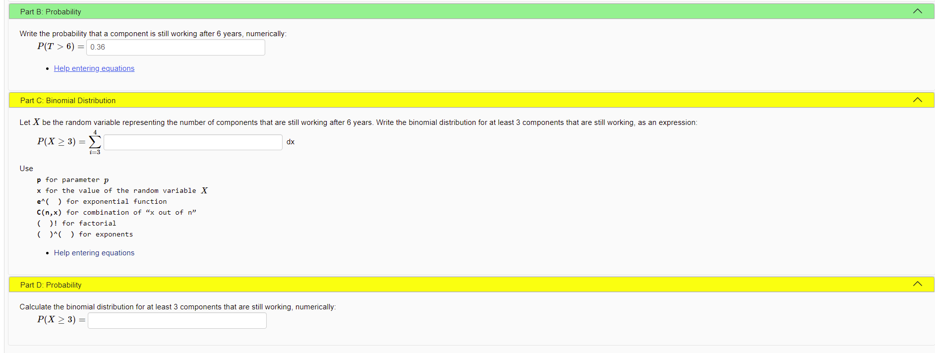 Solved Consider an electronic component with a lifetime | Chegg.com
