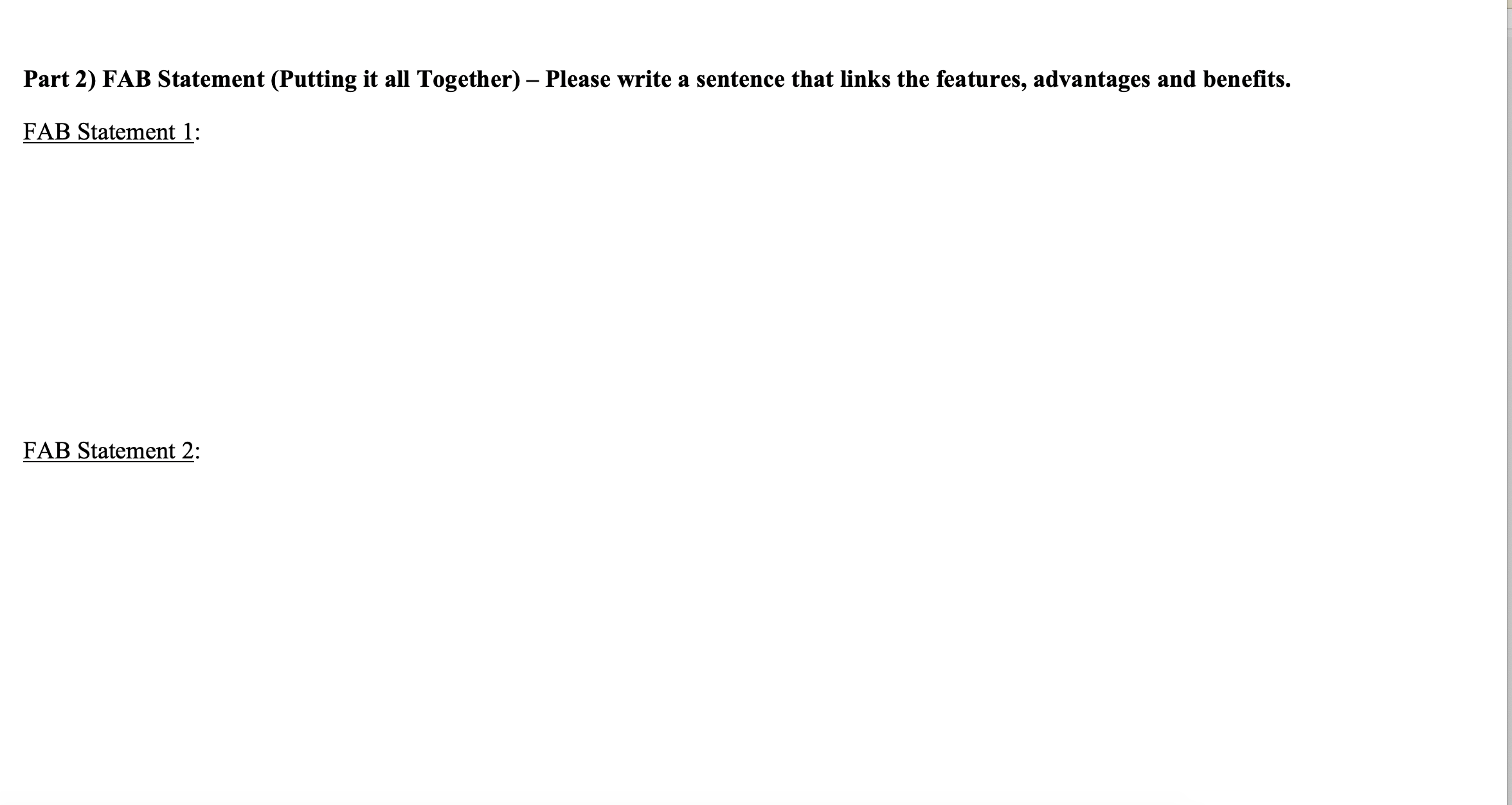 Solved Instructions - Construct an FAB | Chegg.com