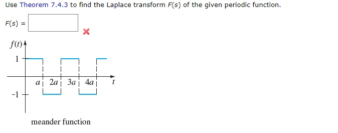 Solved meander function | Chegg.com