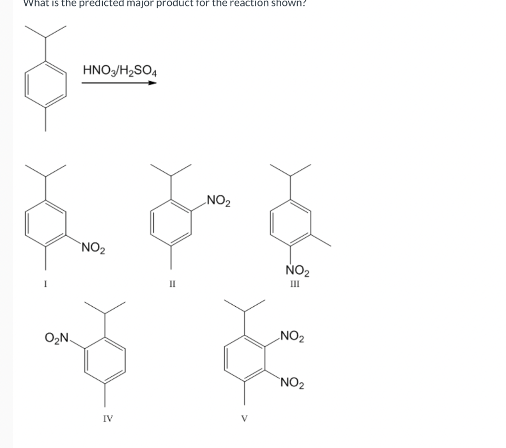 Solved What is the predicted major product for the reaction | Chegg.com