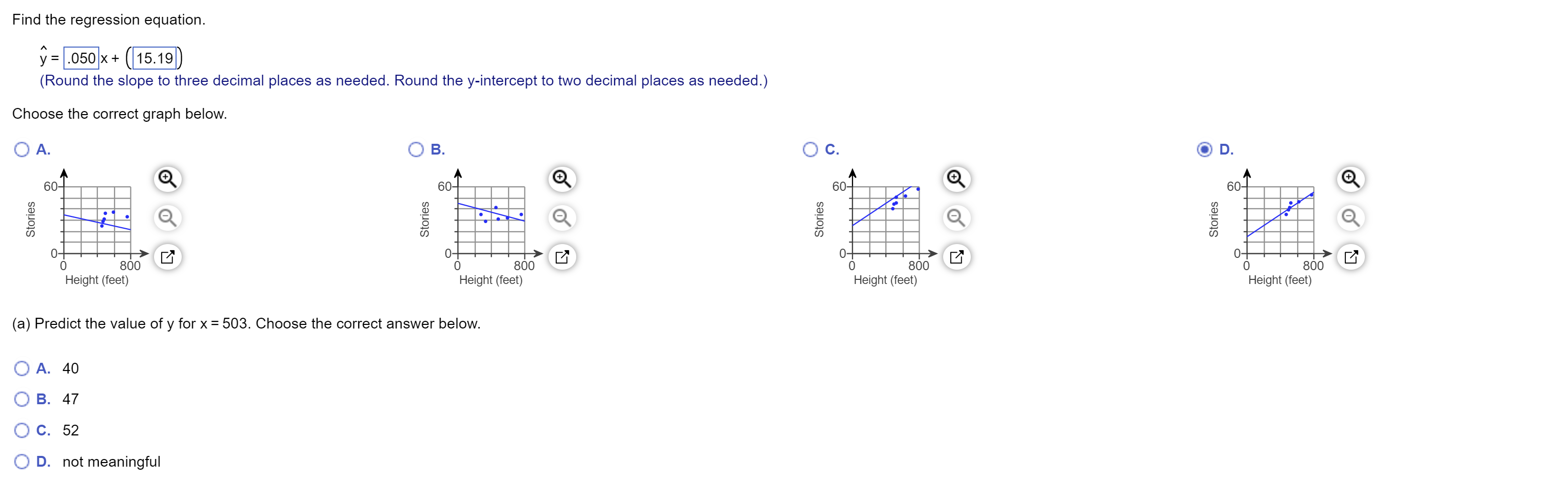 Solved for each of the given x-values, if meaningful. The | Chegg.com