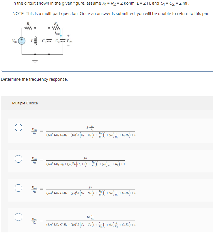 Solved In the circuit shown in the given figure, assume | Chegg.com