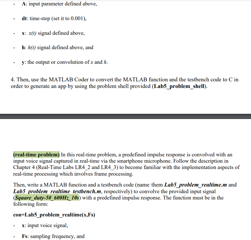 PLEASE help me with the real time problem. I have | Chegg.com