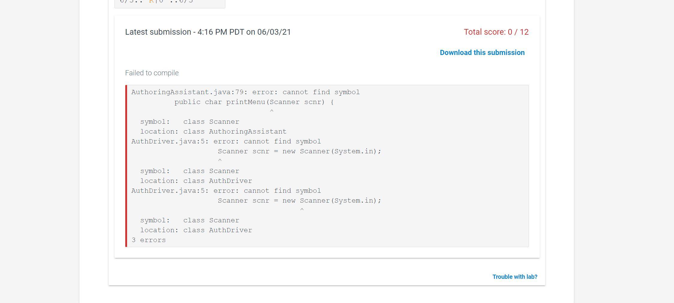Solved 20.4 Program 2b AuthoringAssistant and | Chegg.com
