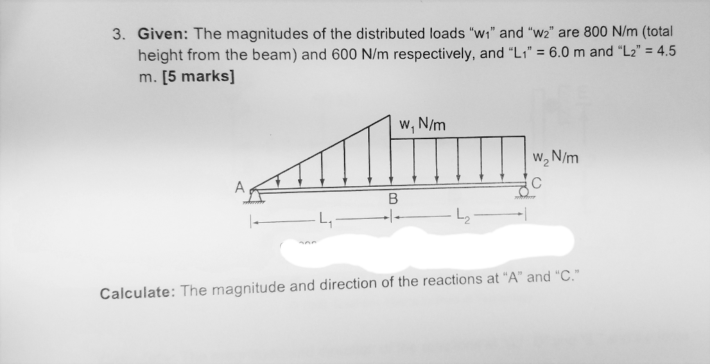 Solved STATICS -Please solve the following Static | Chegg.com