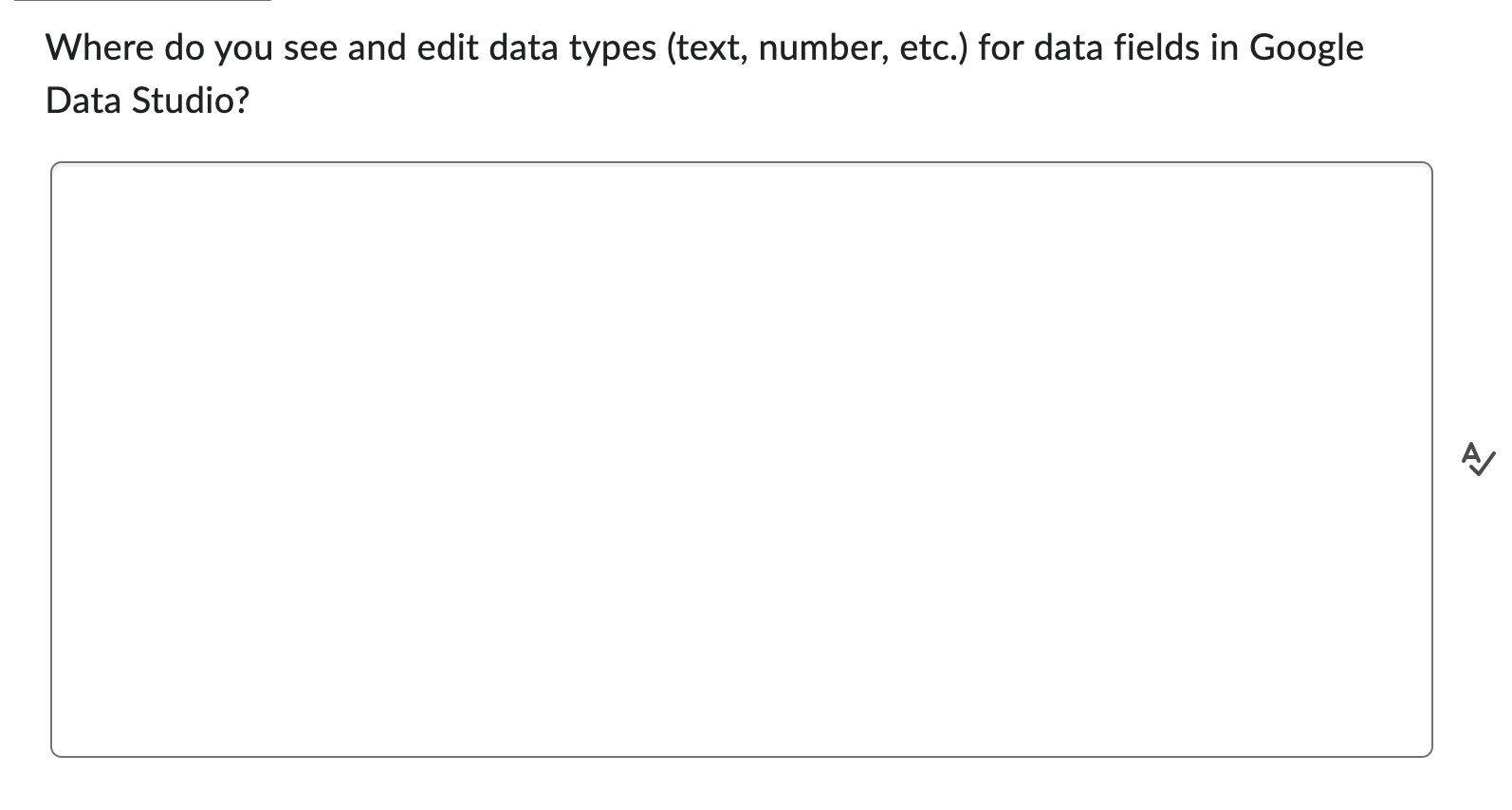 Solved Where do you see and edit data types (text, number, | Chegg.com