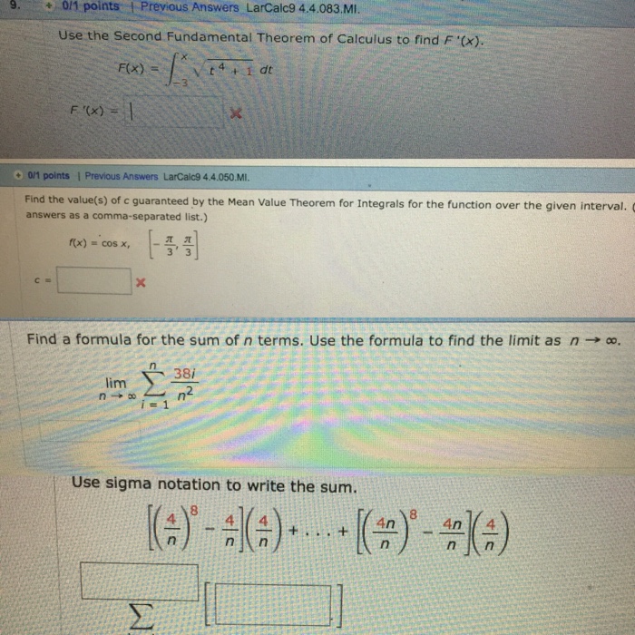 Solved Use the Second Fundamental Theorem of Calculus to | Chegg.com