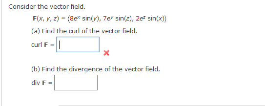Solved Consider the vector field. | Chegg.com