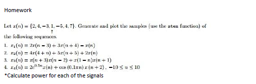 Solved Scaling: In this operation each sample is multiplied | Chegg.com