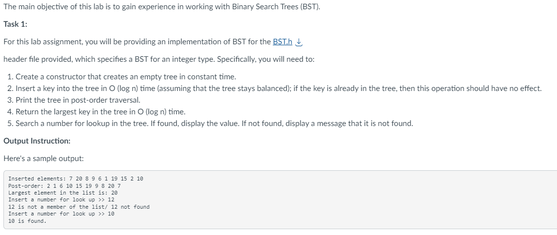 Solved The main objective of this lab is to gain experience | Chegg.com
