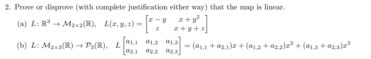 Solved 2. Prove or disprove (with complete justification | Chegg.com