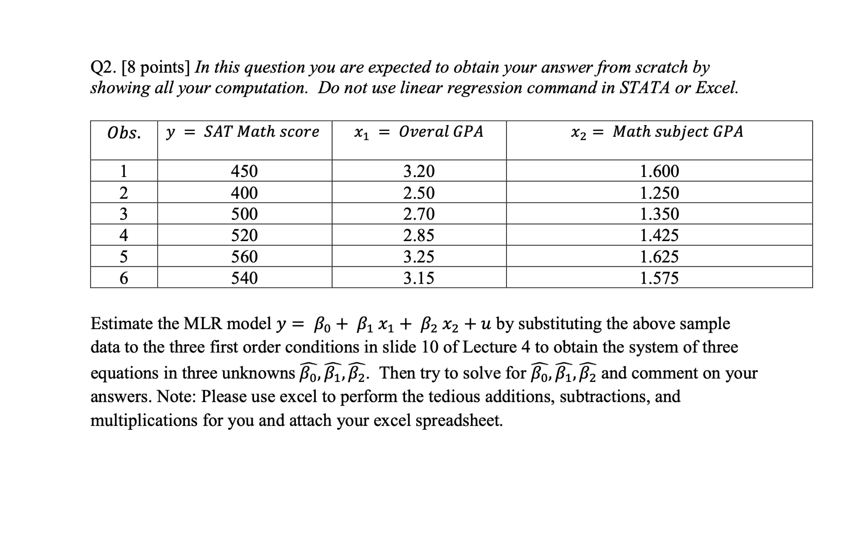 Solved Q2. [8 points] In this question you are expected to | Chegg.com