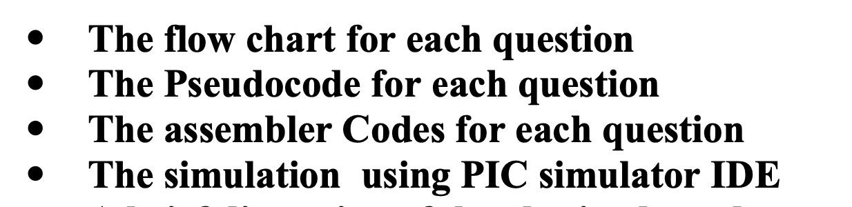 The flow chart for each question The Pseudocode for | Chegg.com