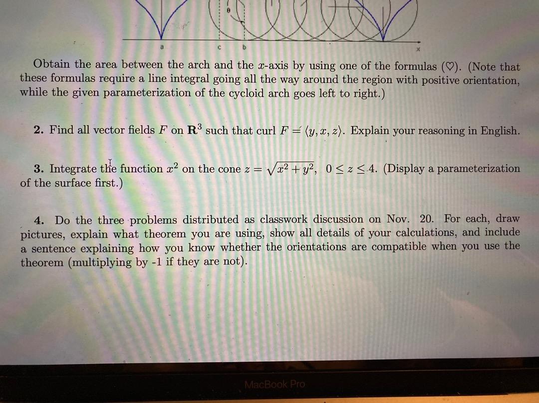 Solved Math 2310 - Sherman Homework for Nov. 29 х Pove y dx; | Chegg.com