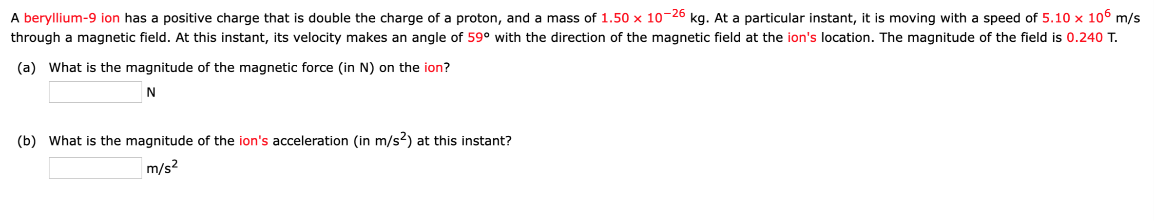 Solved A beryllium-9 ion has a positive charge that is | Chegg.com