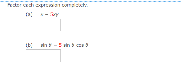 Solved Factor each expression | Chegg.com