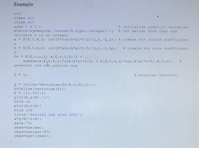 Exercise: Compute the RMSE between the original | Chegg.com