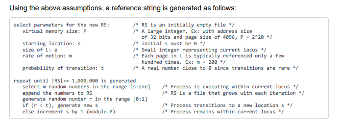 Assignment Objective Compare the performance of page | Chegg.com