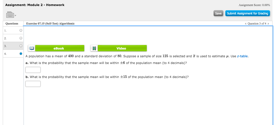 Solved Assignment: Module 2 - Homework Assignment Score: | Chegg.com