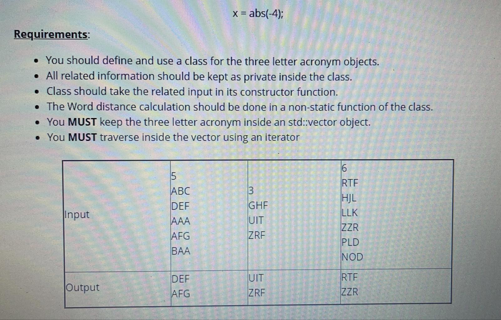 Solved Assignment Write a program that gets a series of | Chegg.com