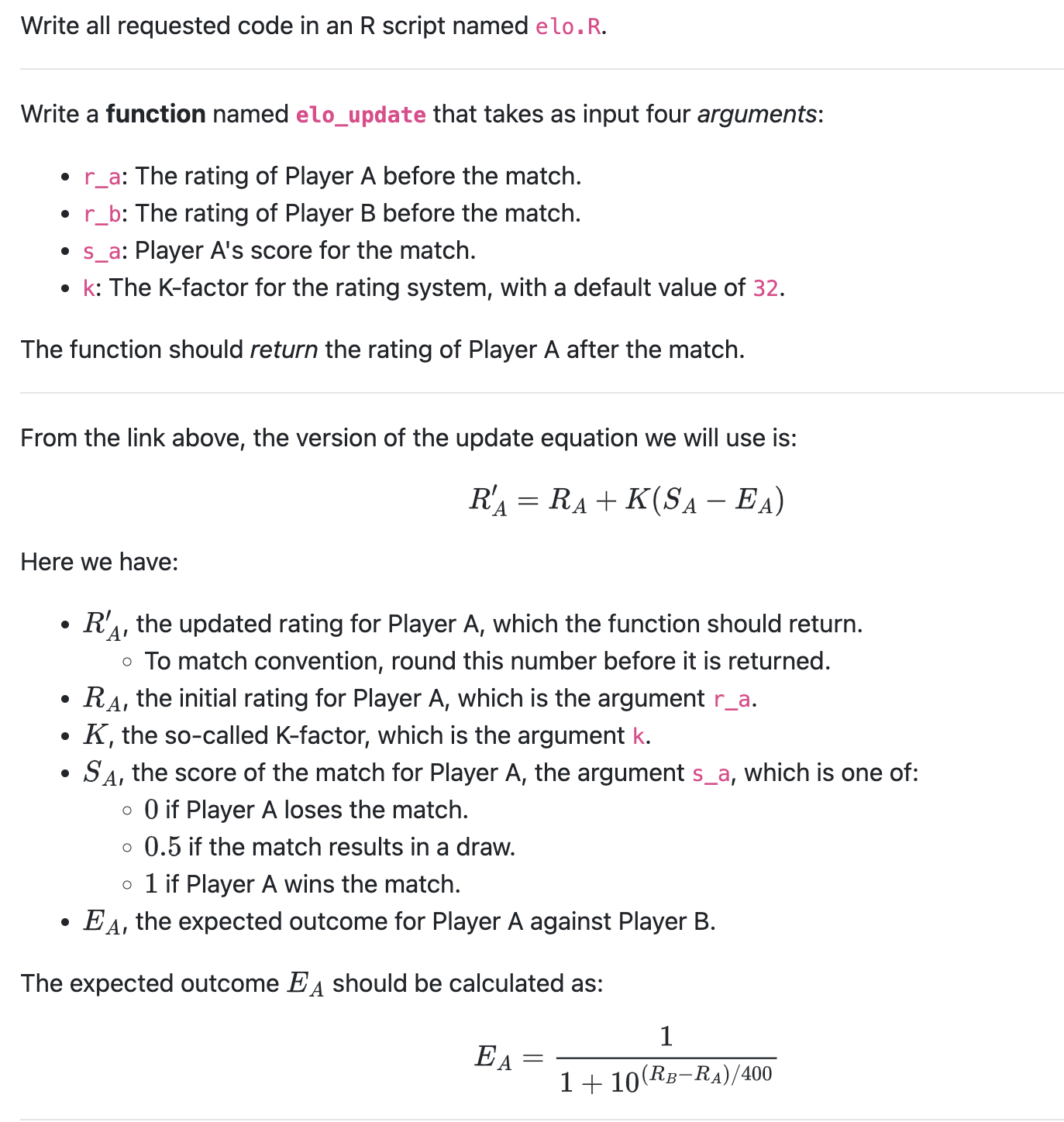 Solved For this exercise, you will write a function to | Chegg.com