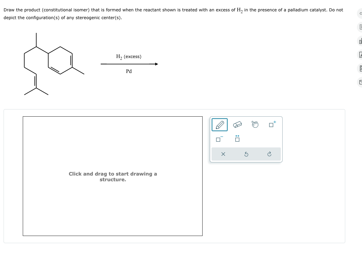 [Solved]: Draw the product (constitutional isomer) that is