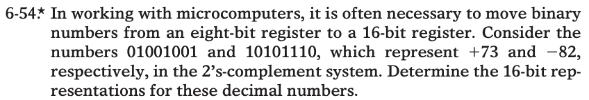 Solved 6−54⋆⋆ In Working With Microcomputers It Is Often 
