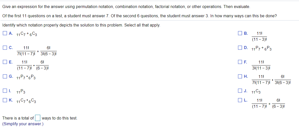 Solved Give an expression for the answer using permutation | Chegg.com