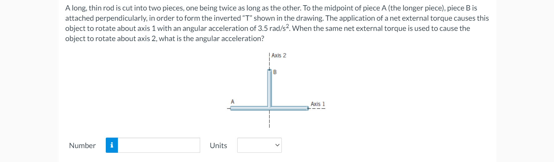 Solved A long, thin rod is cut into two pieces, one being | Chegg.com