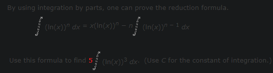 Solved ∫lnx | Chegg.com