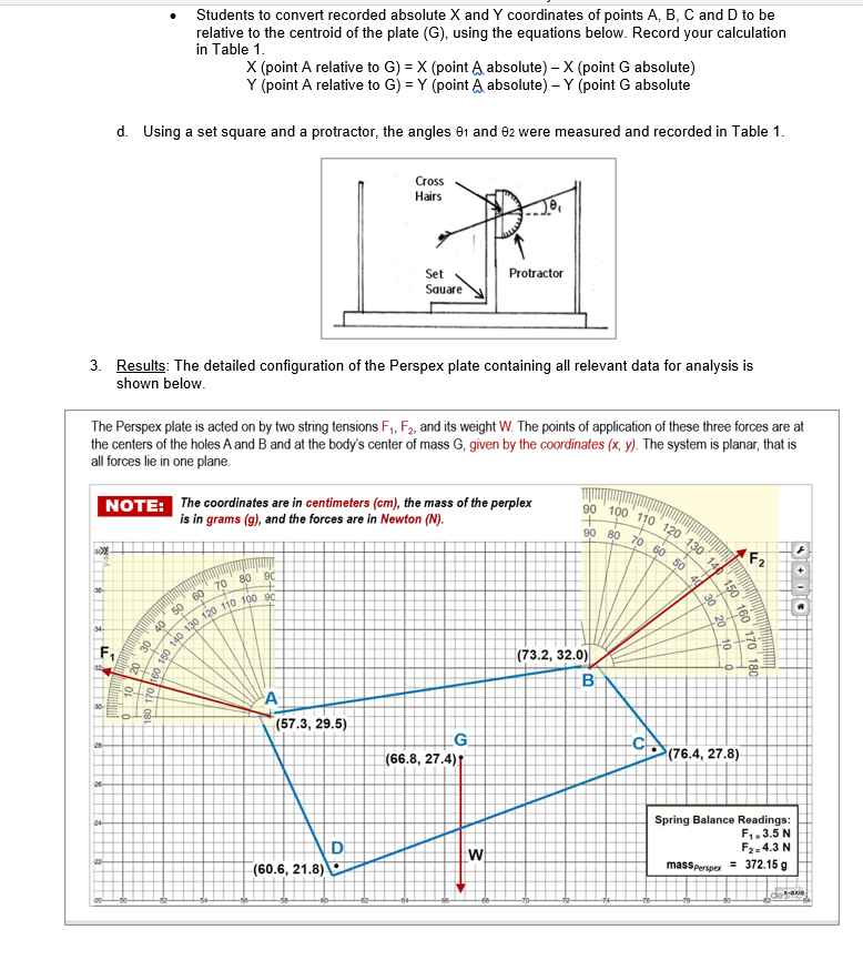 Solved Using provided graph paper (in page 6) draw the plate | Chegg.com