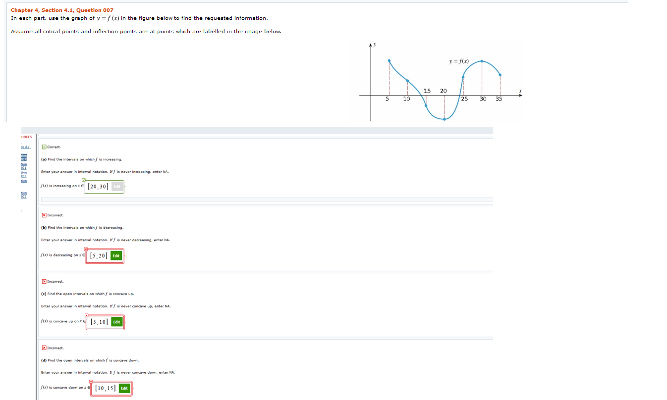 Solved Chapter 4, Section 4.1, Question 007 In each part, | Chegg.com