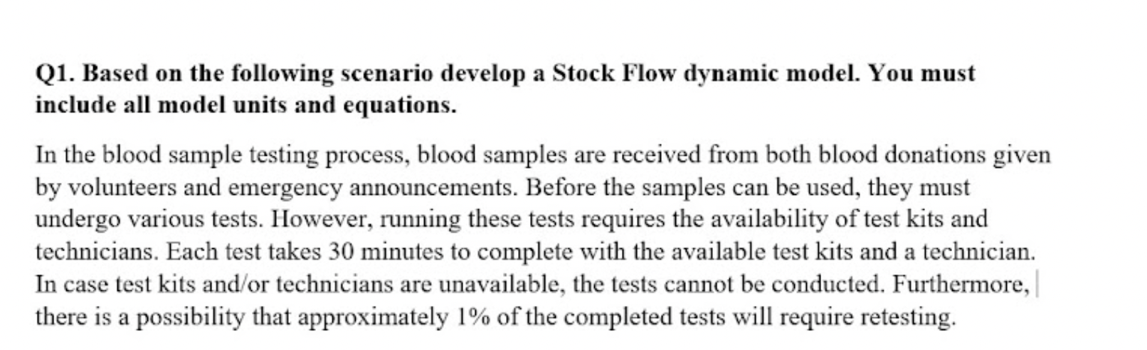 Solved Q1. ﻿Based on the following scenario develop a Stock | Chegg.com