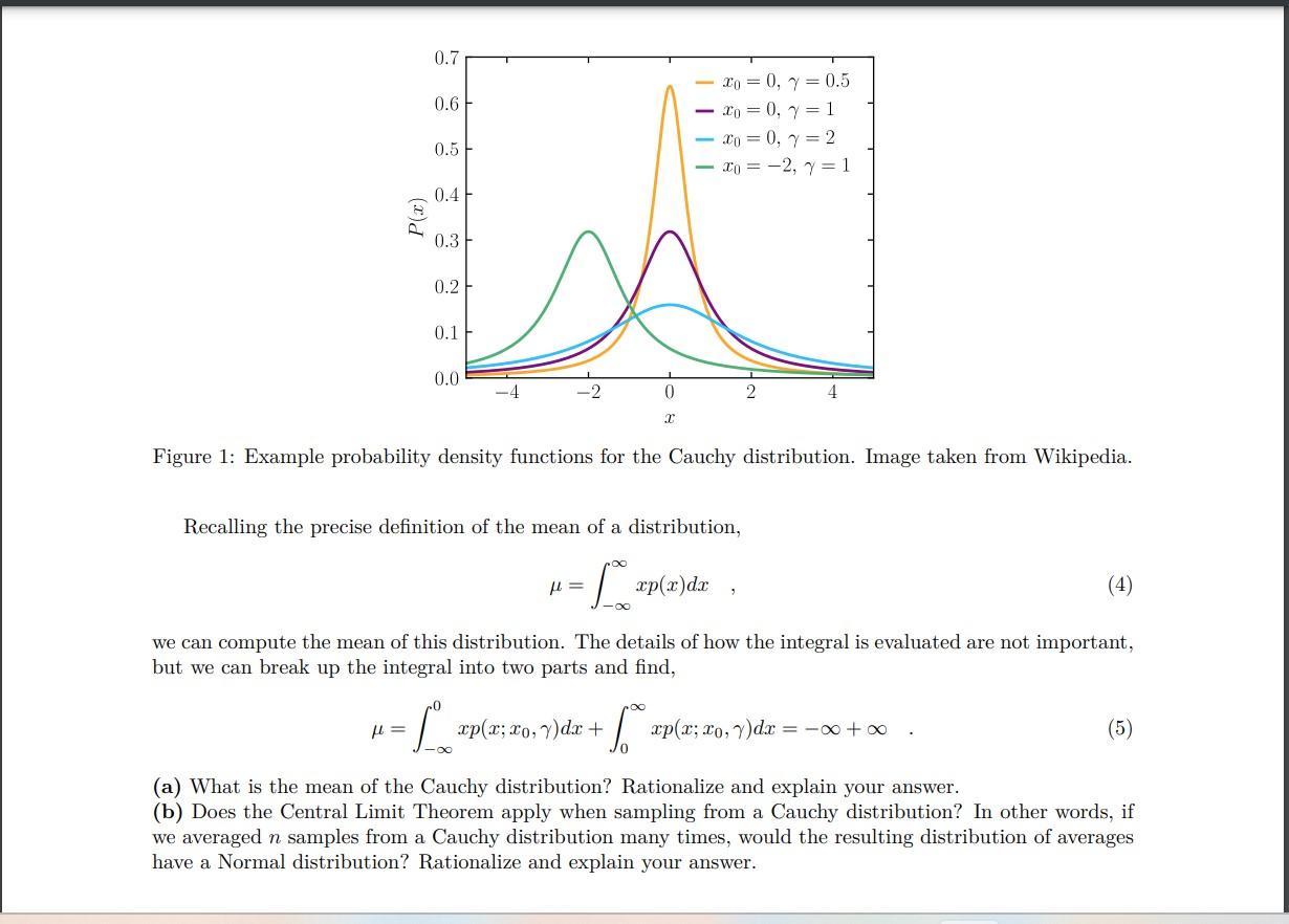 Solved There are many probability distributions that we did | Chegg.com