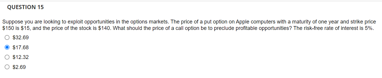 Solved Suppose you are looking to exploit opportunities in | Chegg.com