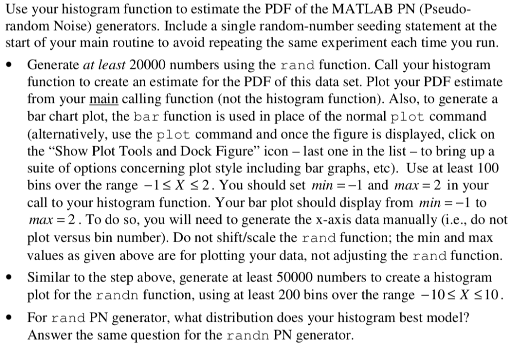 Solved Create a function called histogram that returns an | Chegg.com