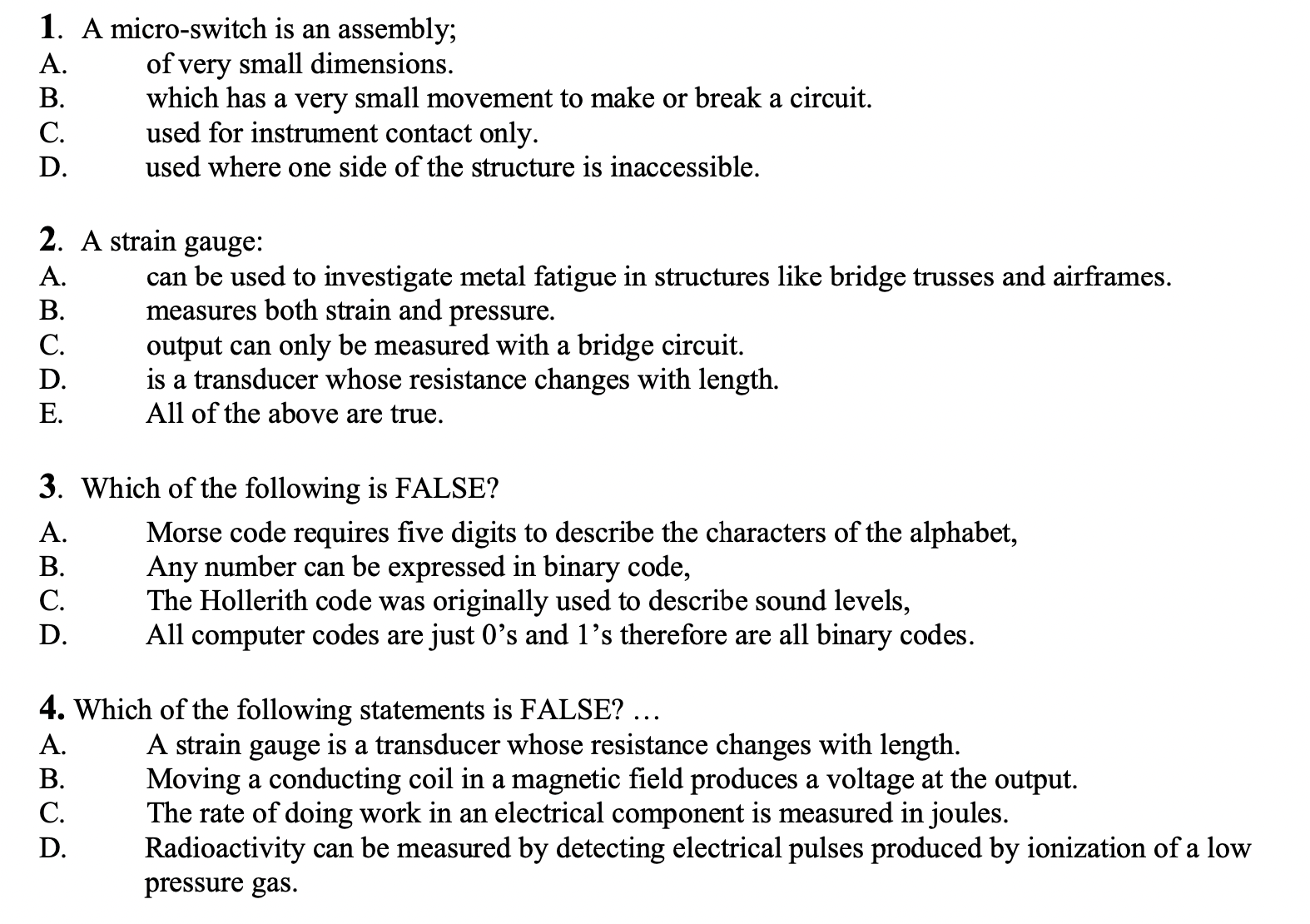Solved Please help me find the correct options with clear | Chegg.com