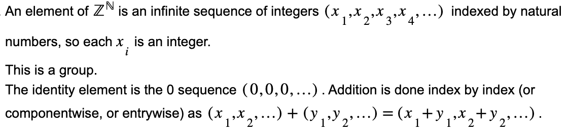 Solved Problem 4. Let ZN be the set of integer sequences | Chegg.com