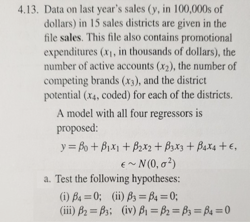 Solved Using R-language ONLY X1 X2 X3 X4 Y 5.5 31 10 | Chegg.com