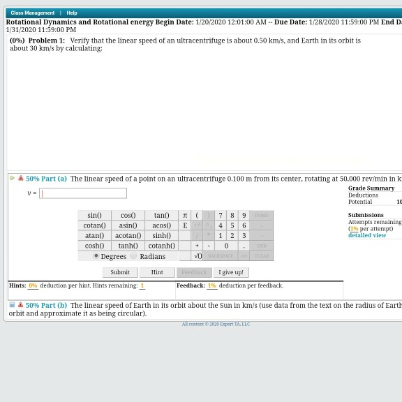 Solved Class Management | Help Rotational Dynamics and | Chegg.com