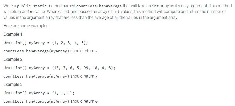 Solved Write a public static method named range that will | Chegg.com