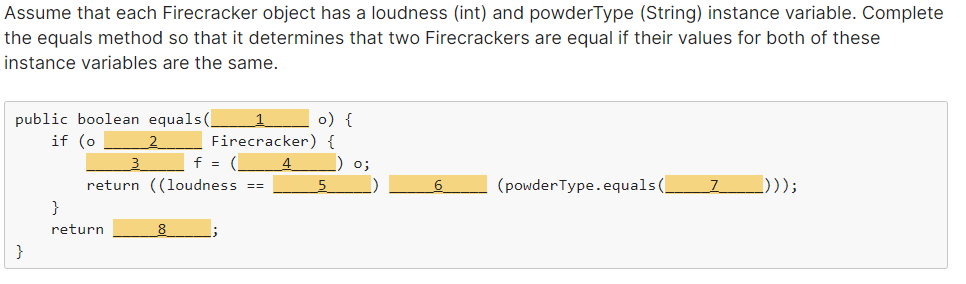 Solved Complete the header for a class called Firecracker | Chegg.com