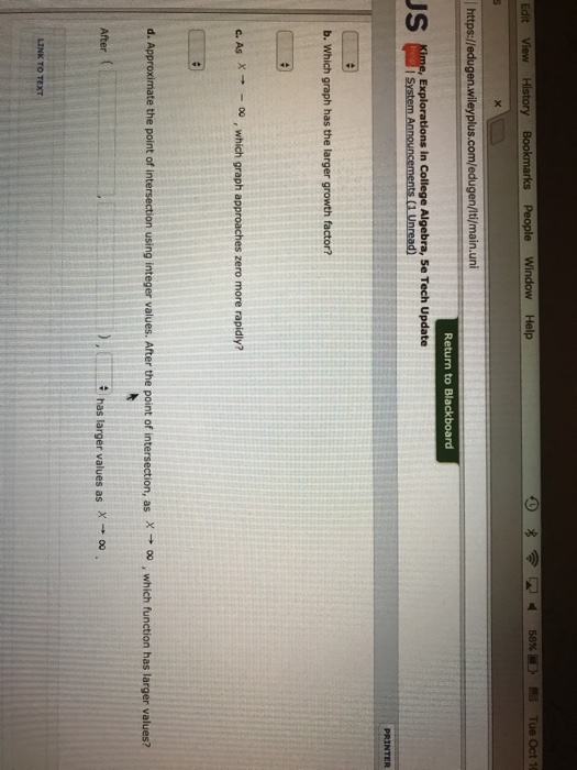 Solved Explorations in College Algebra, Se Tech Update | Chegg.com