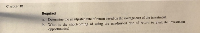 Solved Exercise 10-14B Determining the unadjusted rate of | Chegg.com