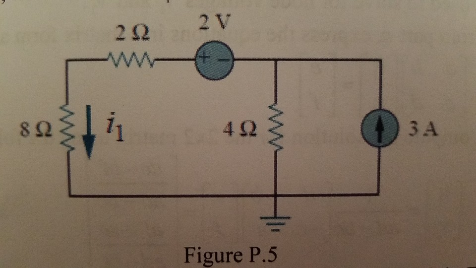 Solved 2228 811, 403 3A Figure P.5 | Chegg.com