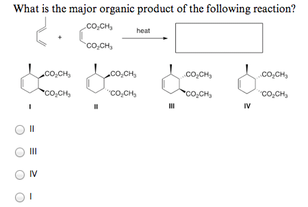 Solved What is the major organic product of the following | Chegg.com