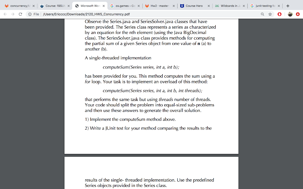Hi, i need help with Java Homework.This is | Chegg.com