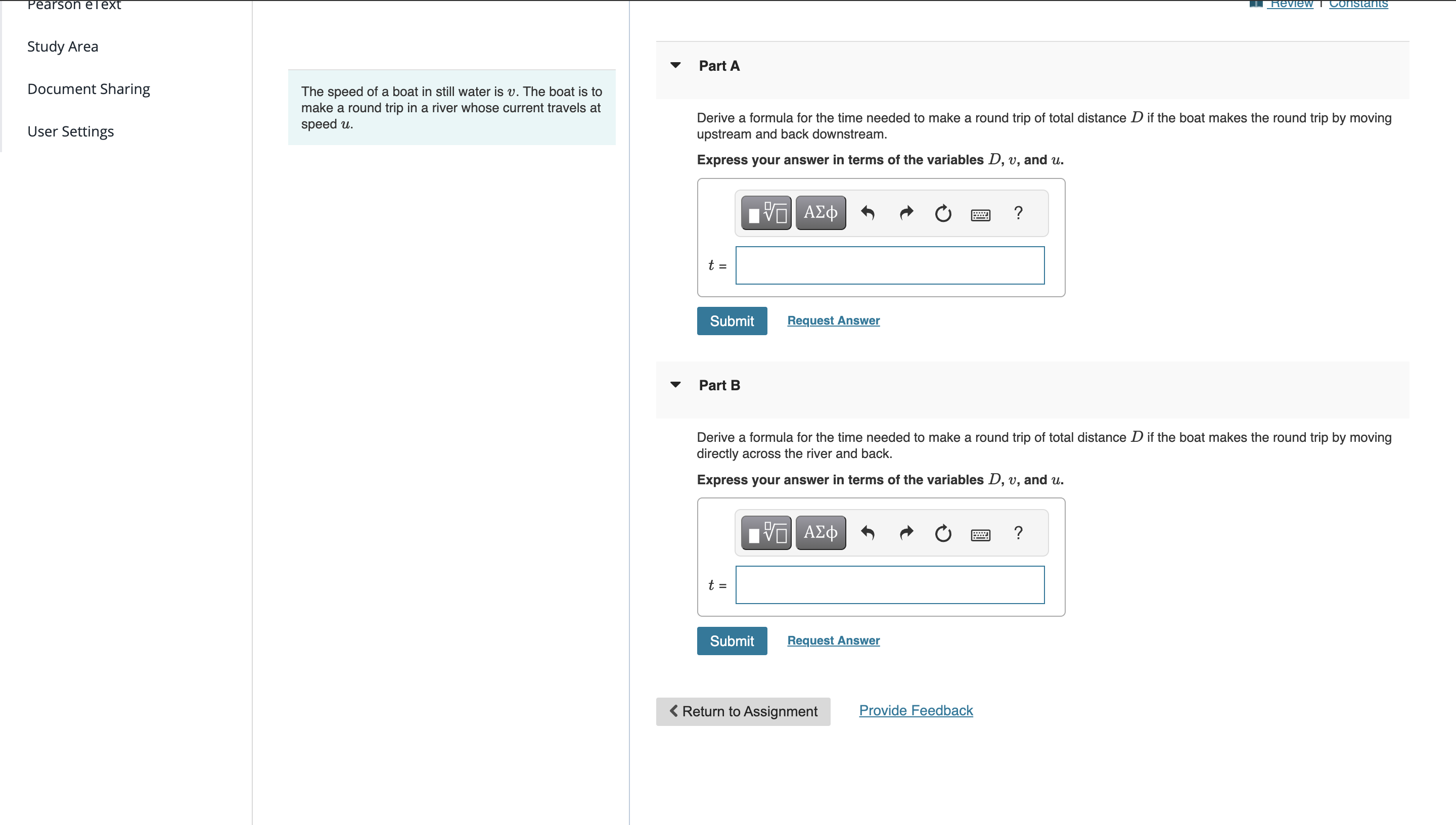 Solved Study Area Document Sharing User Settings The speed | Chegg.com